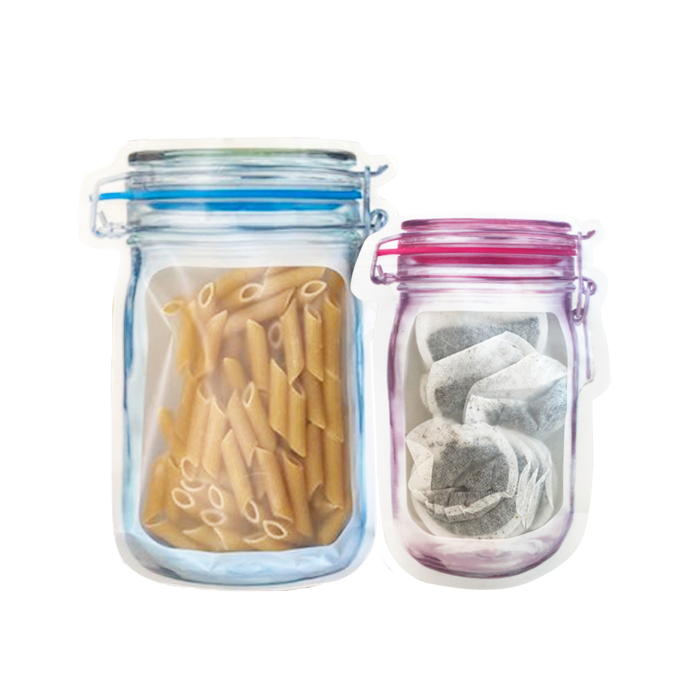 Zip Lock Bag Mason Jar Basic Set – Nomad-A-Where